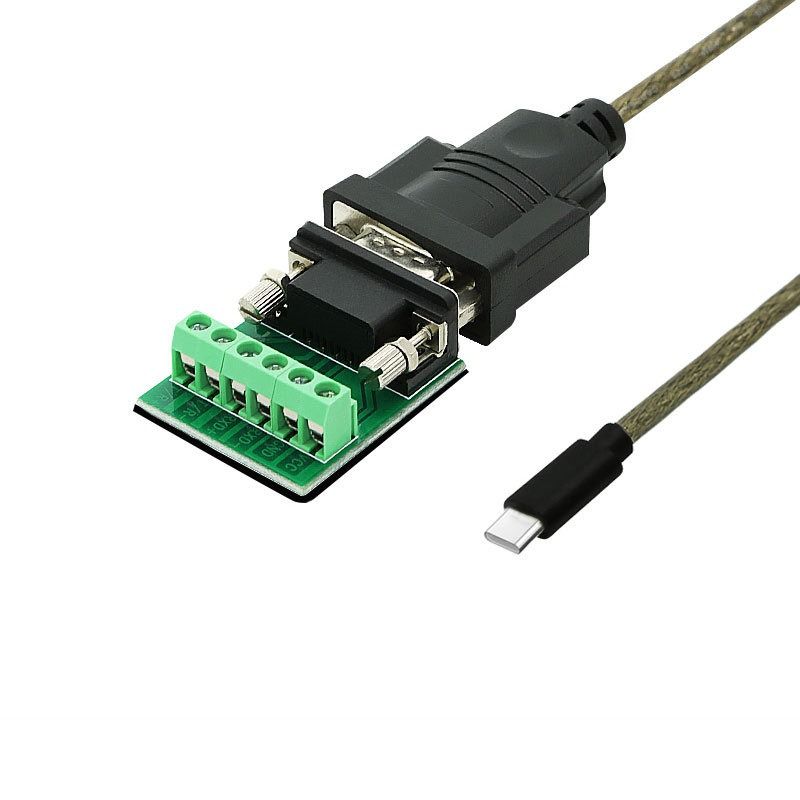 USB to RS485/422 Serial Port Cable, Industrial-grade Type-C Serial Port Cable, DB9-pin COM Port ...